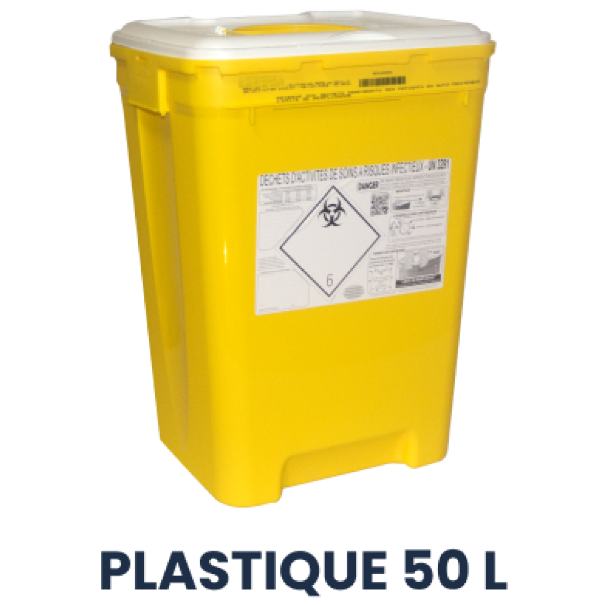 50 L Plastique Fût Conteneur DASRI